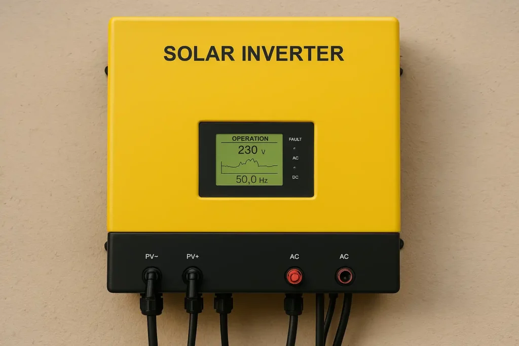 What are the characteristics of solar inverters